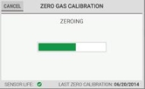 Zero Gas Calibration